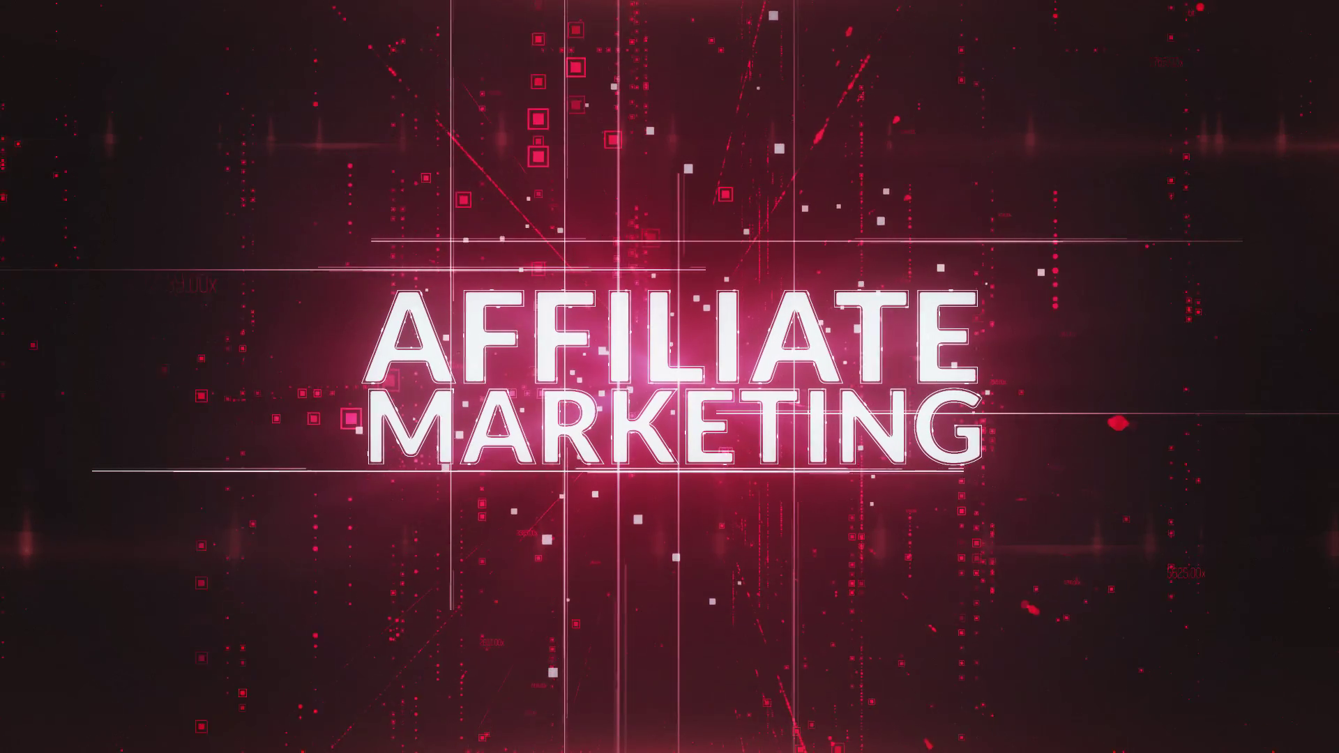 Affiliate Marketing Text Background Tech Stock Motion Graphics SBV ...