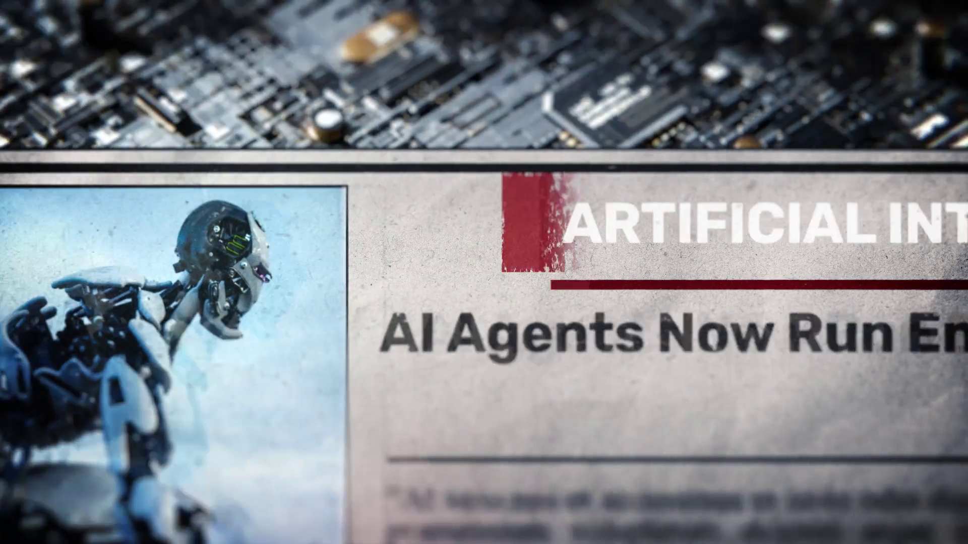 Ai Agents Run Entire Companies Stock Motion Graphics SBV-352590561 ...