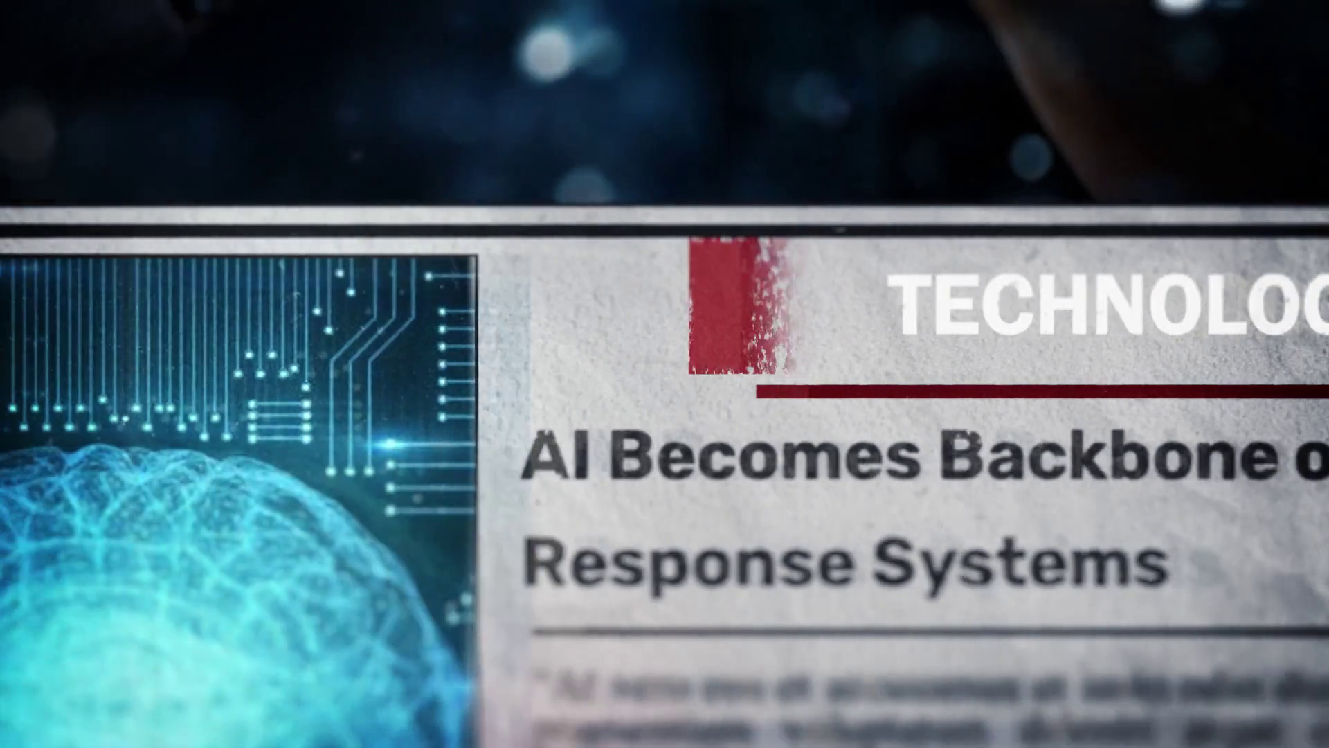 Ai Becomes Backbone Of Emergency Response Stock Motion Graphics SBV ...