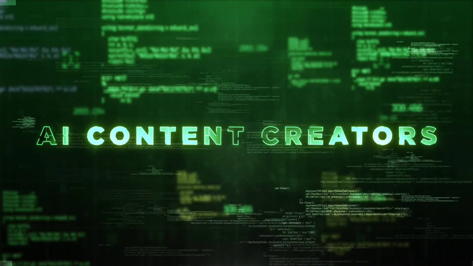 Ai Content Creators Message On Screen Stock Motion Graphics SBV ...