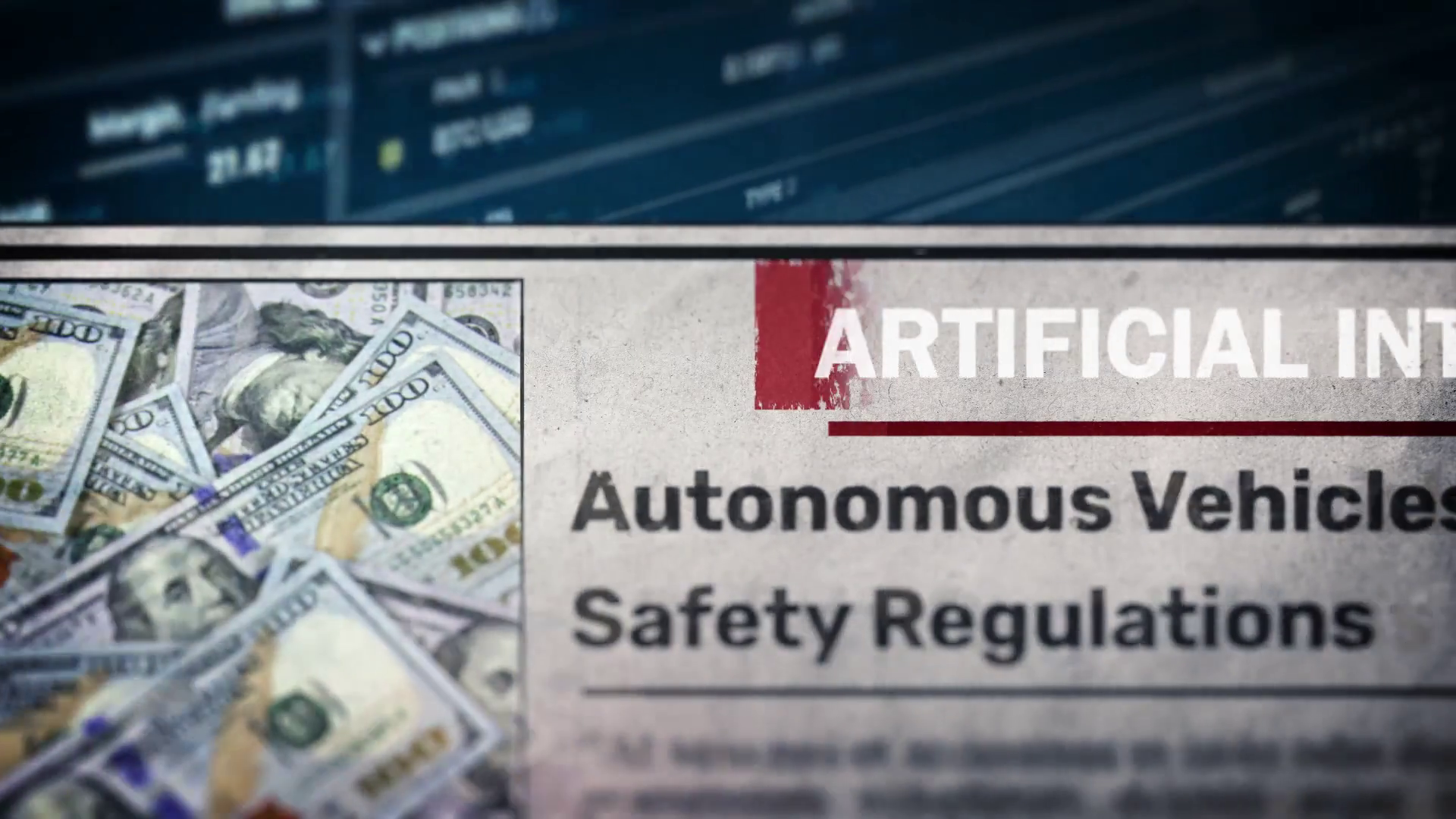 Autonomous Vehicles Face New Safety Stock Motion Graphics SBV-351936277 ...