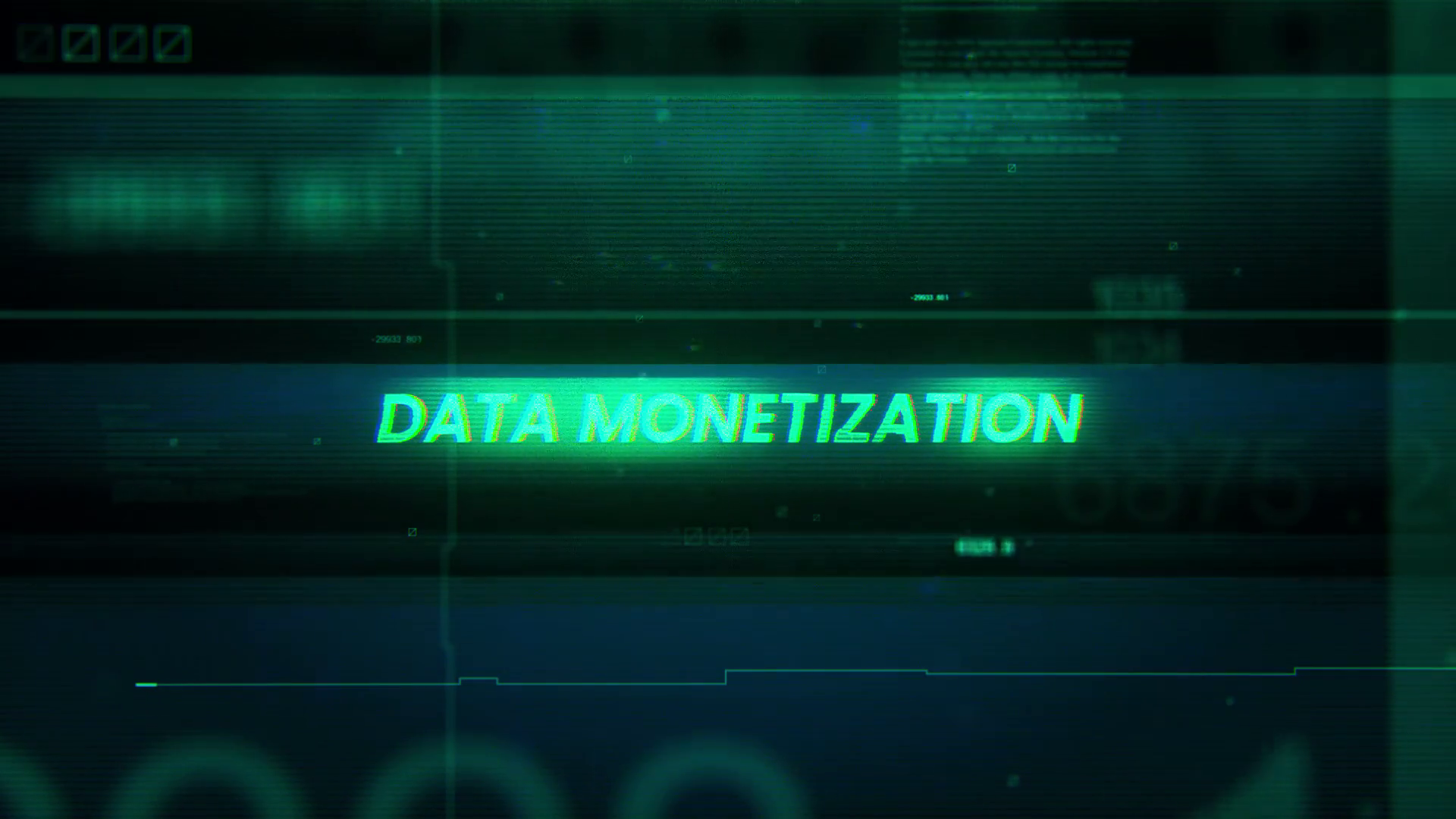 Data Monetization Concept Technology Stock Motion Graphics SBV ...
