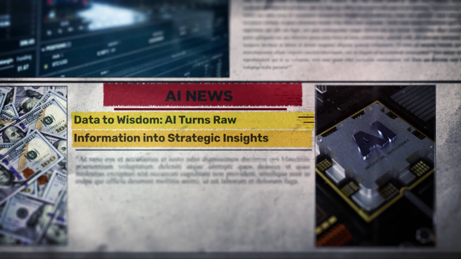 Data To Wisdom Ai Turns Raw Information Into Stock Motion Graphics SBV ...