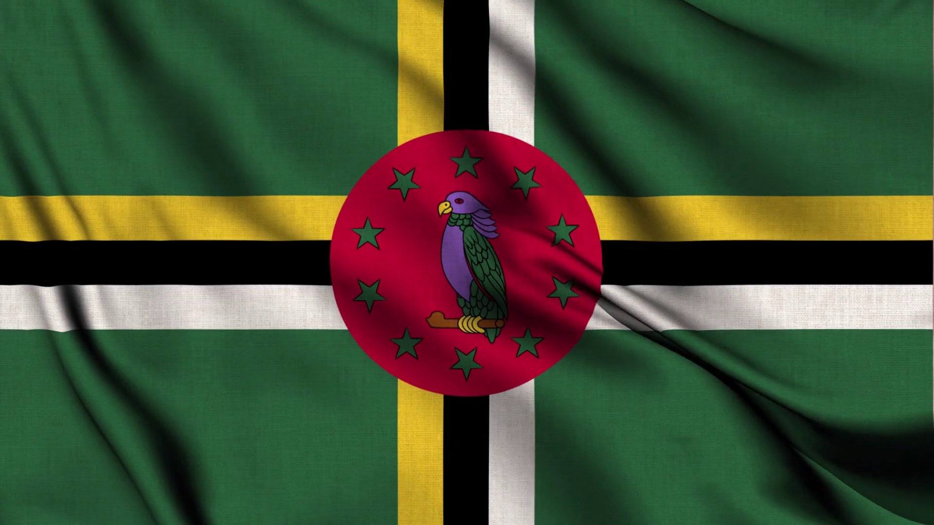 Dominica Flag Waving Stock Motion Graphics SBV-347692673 - Storyblocks