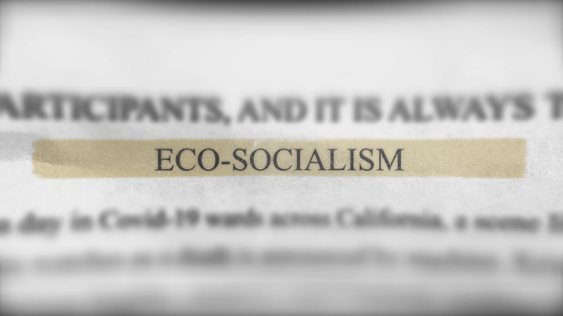 Eco Socialism Breaking News Photoreal Stock Motion Graphics SBV ...