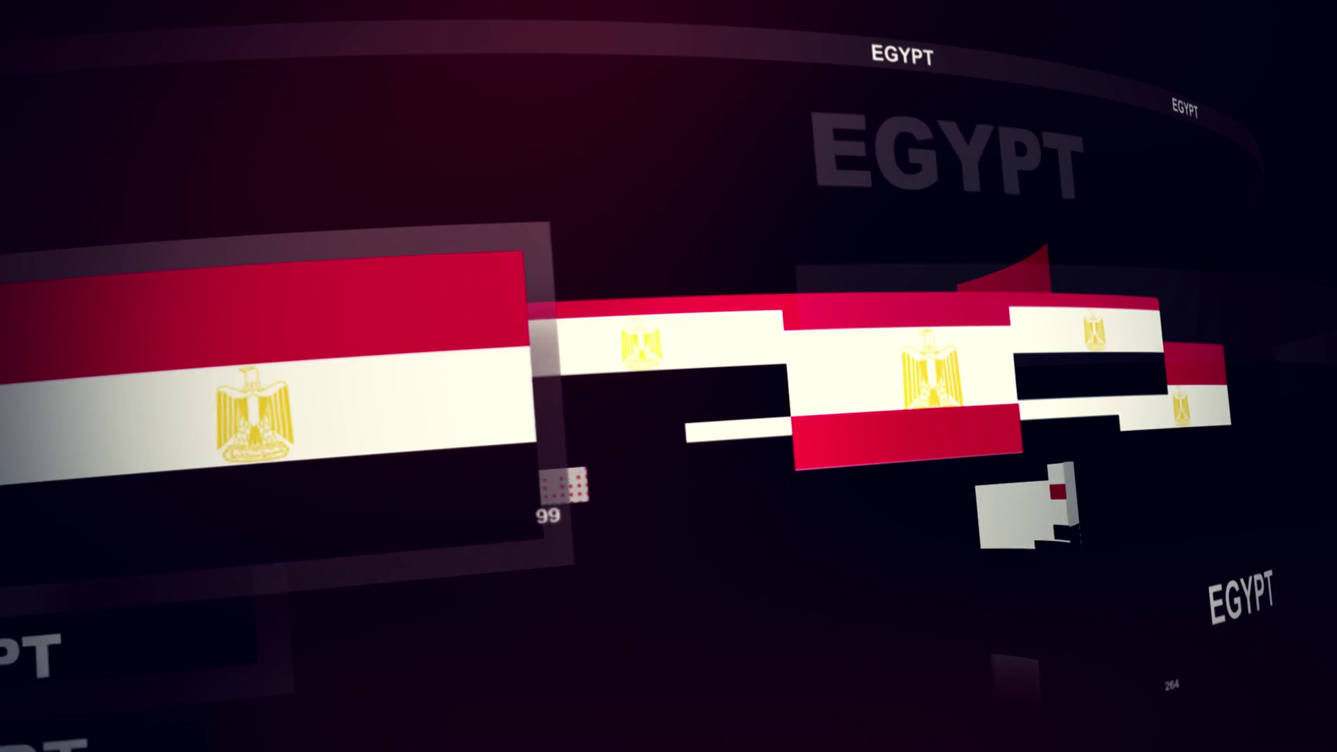 Egypt Flag World News Intro Stock Motion Graphics SBV-352048797 - Storyblocks
