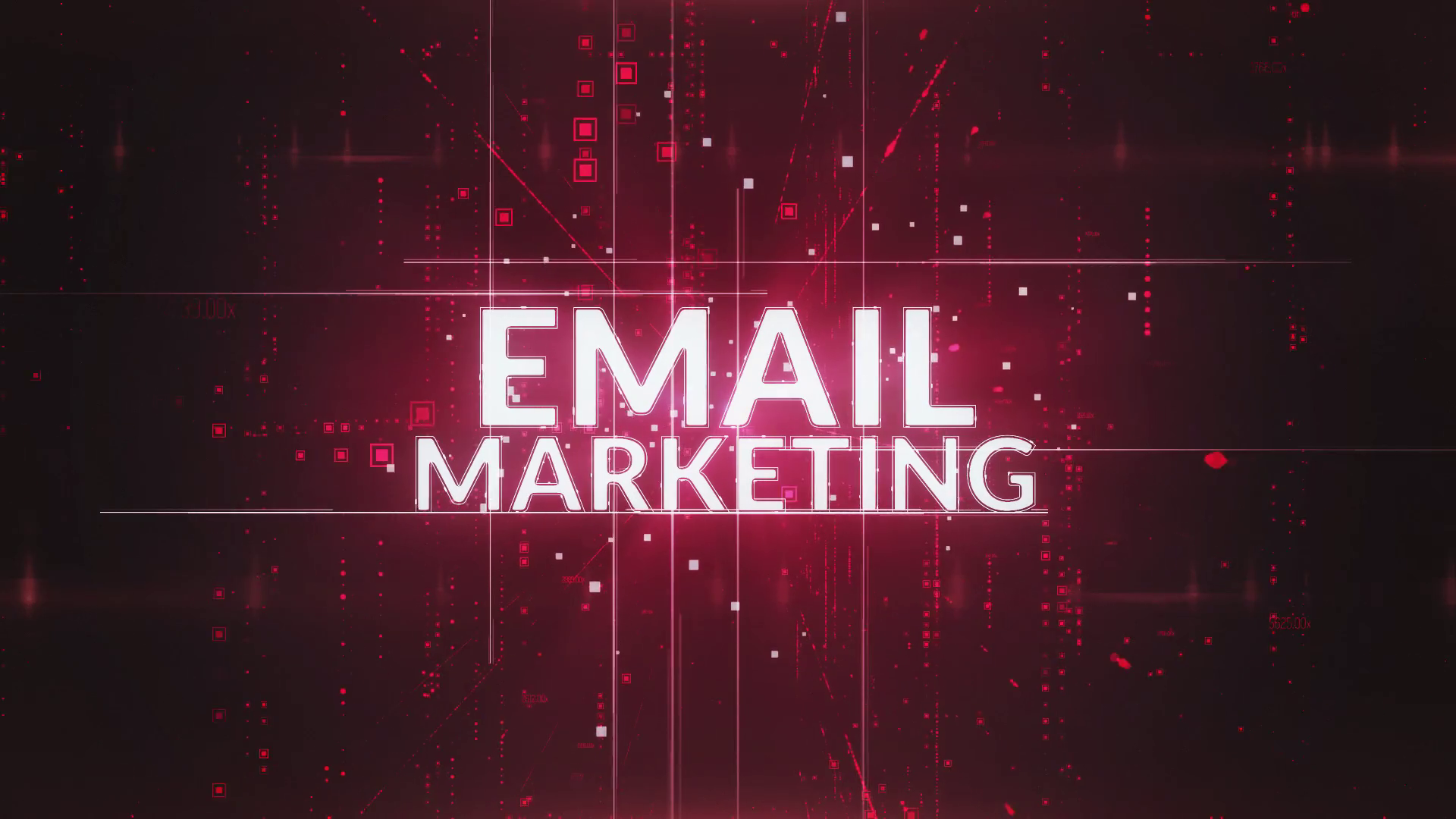 Email Marketing Text Background Tech Stock Motion Graphics SBV ...