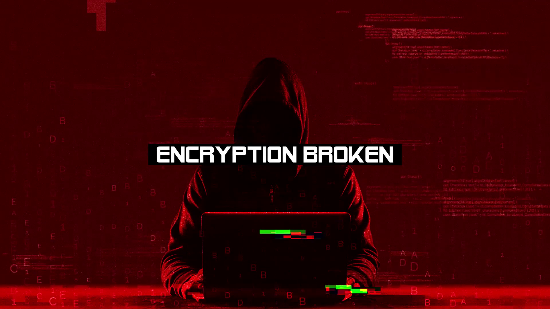 Encryption Broken Warning Text On Signal Stock Motion Graphics SBV-351720240 - Storyblocks