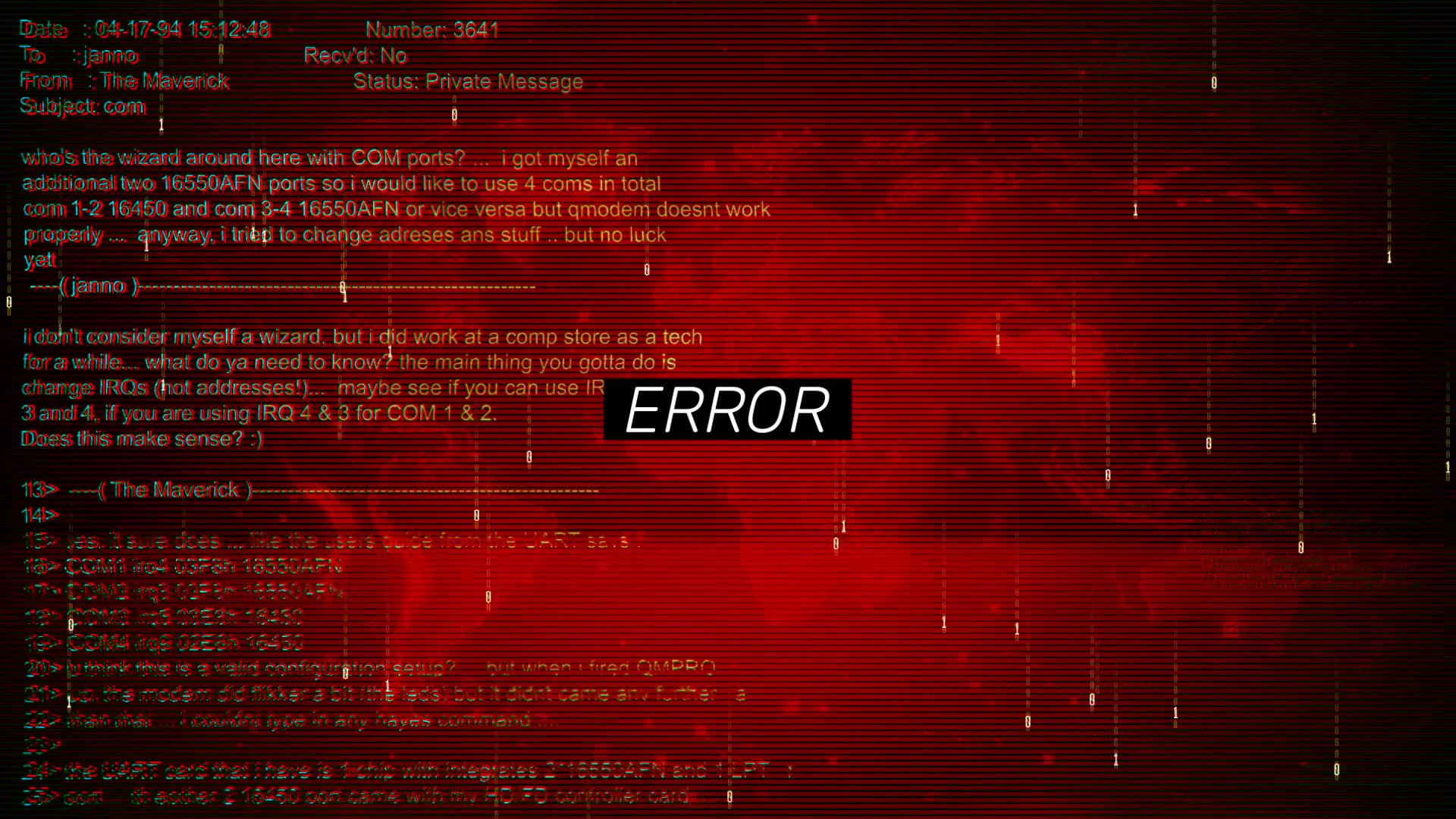 Error Text On Hacking Background Screen Stock Motion Graphics SBV ...