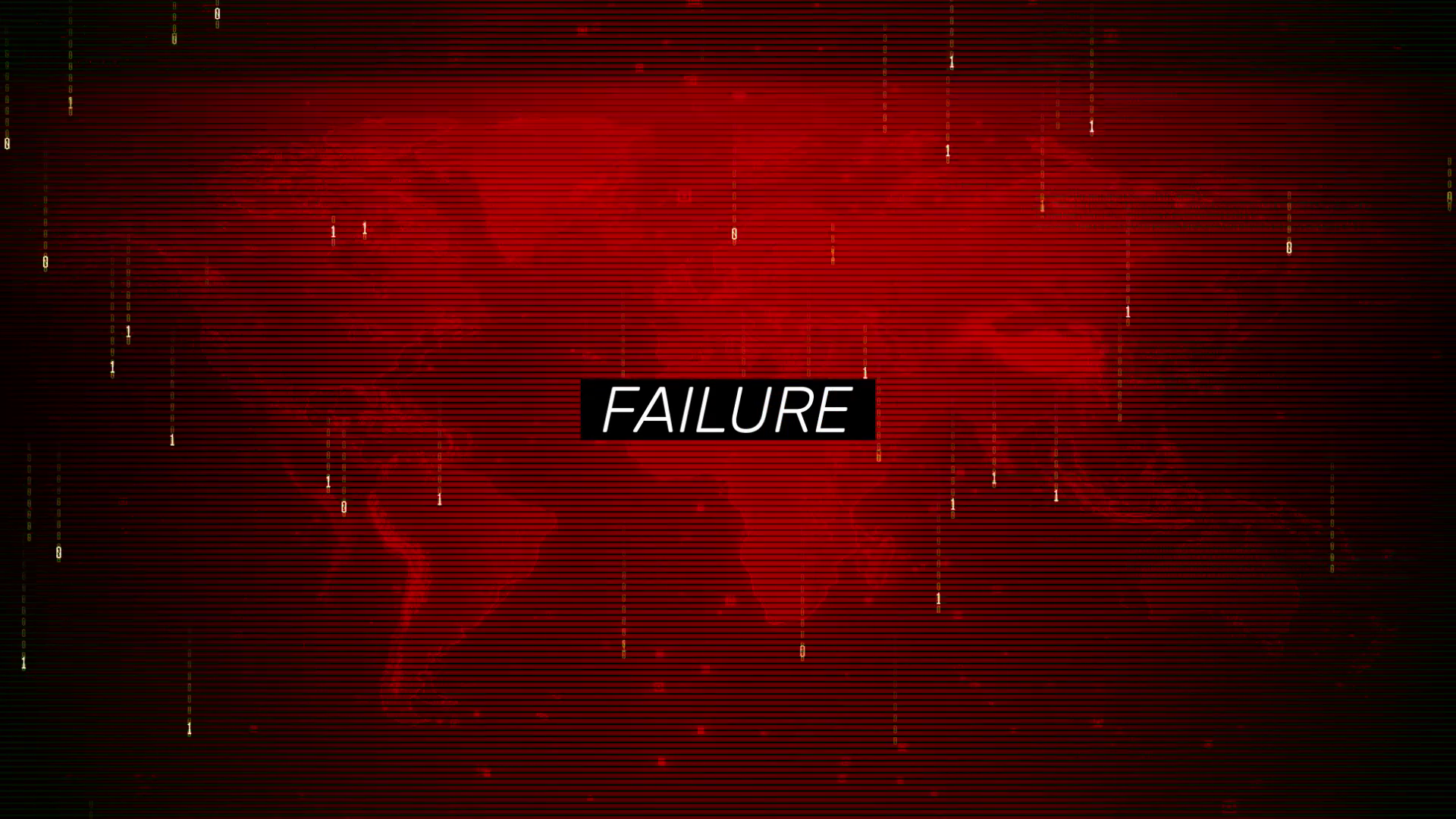 Failure Text On Hacking Background Screen Stock Motion Graphics SBV-351831189 - Storyblocks