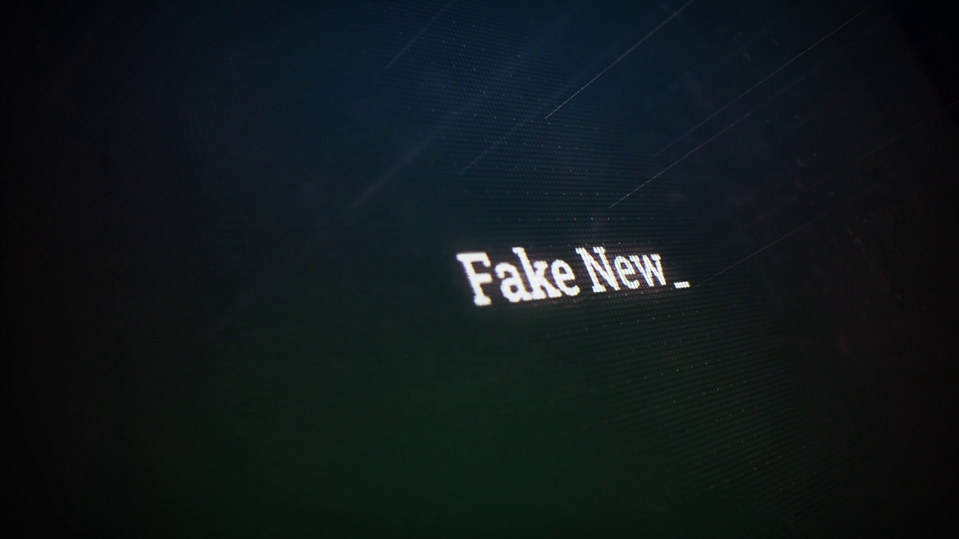 Fake News On Digital Screen Message On Stock Motion Graphics SBV ...
