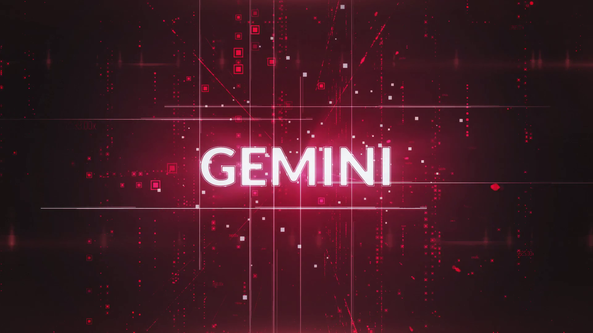 Gemini Text Background Tech Background Stock Motion Graphics SBV ...