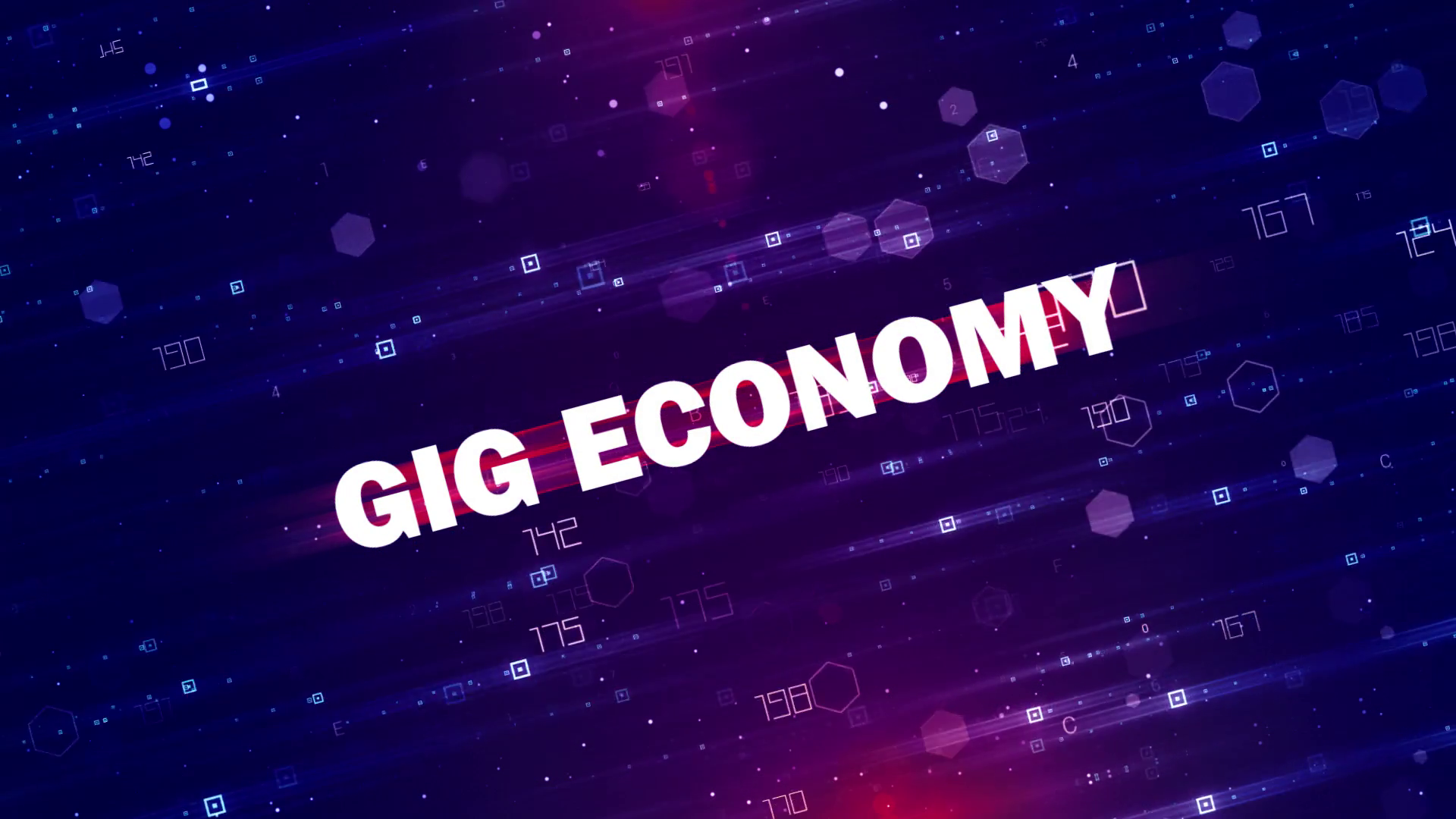 Gig Economy Tech Background Stock Motion Graphics SBV-351338284 ...
