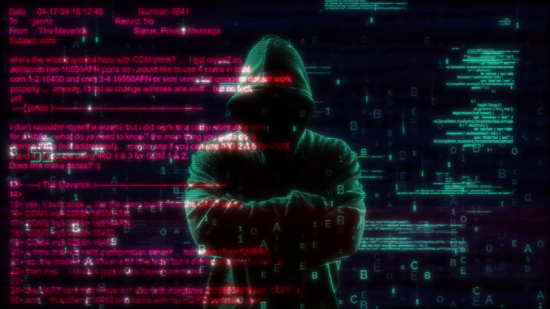 Hack Screen Data Matrix Simulation With Stock Motion Graphics SBV ...