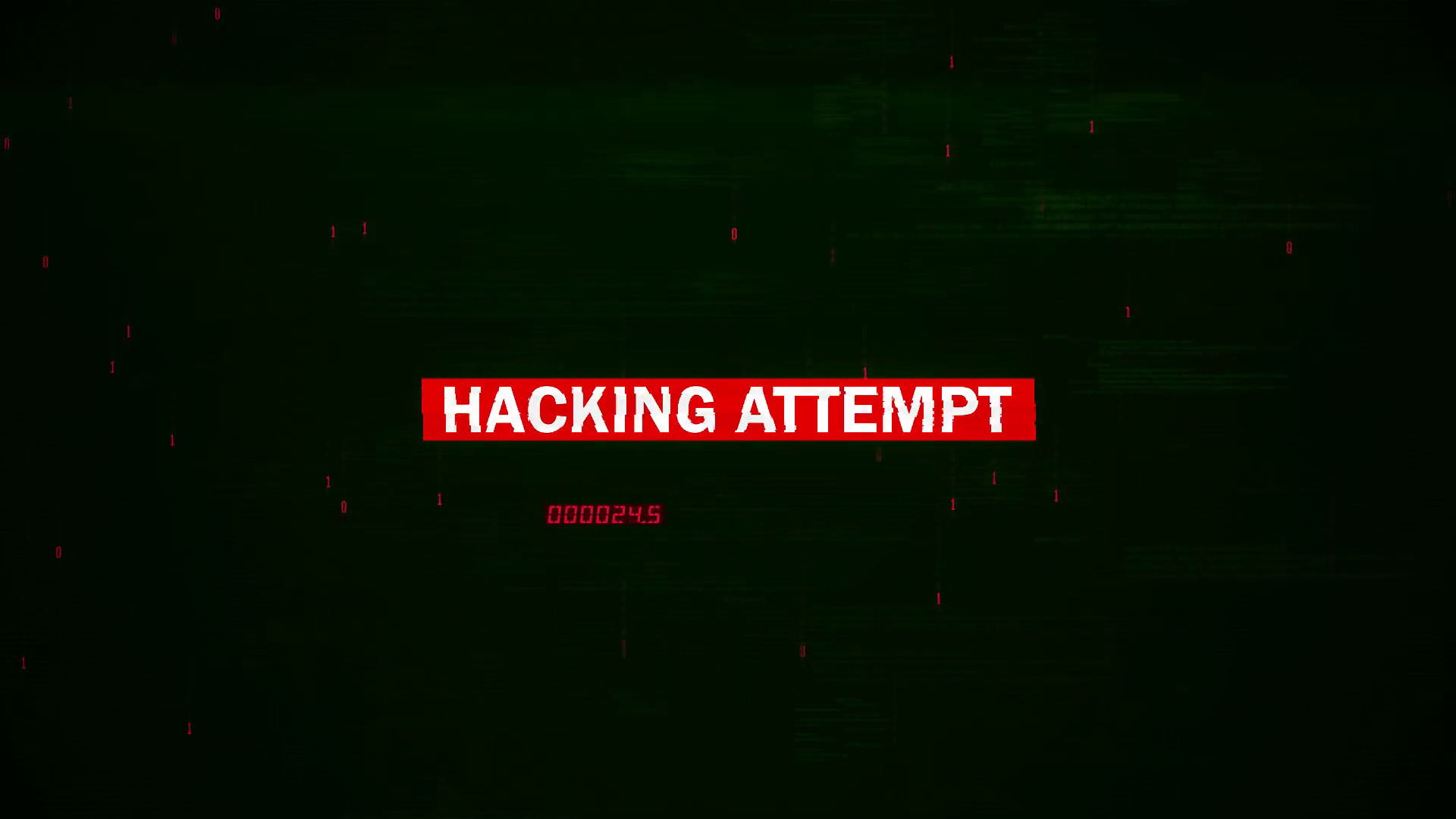 Hacking Attempt Warning Text On Hacking Stock Motion Graphics SBV-351720273 - Storyblocks
