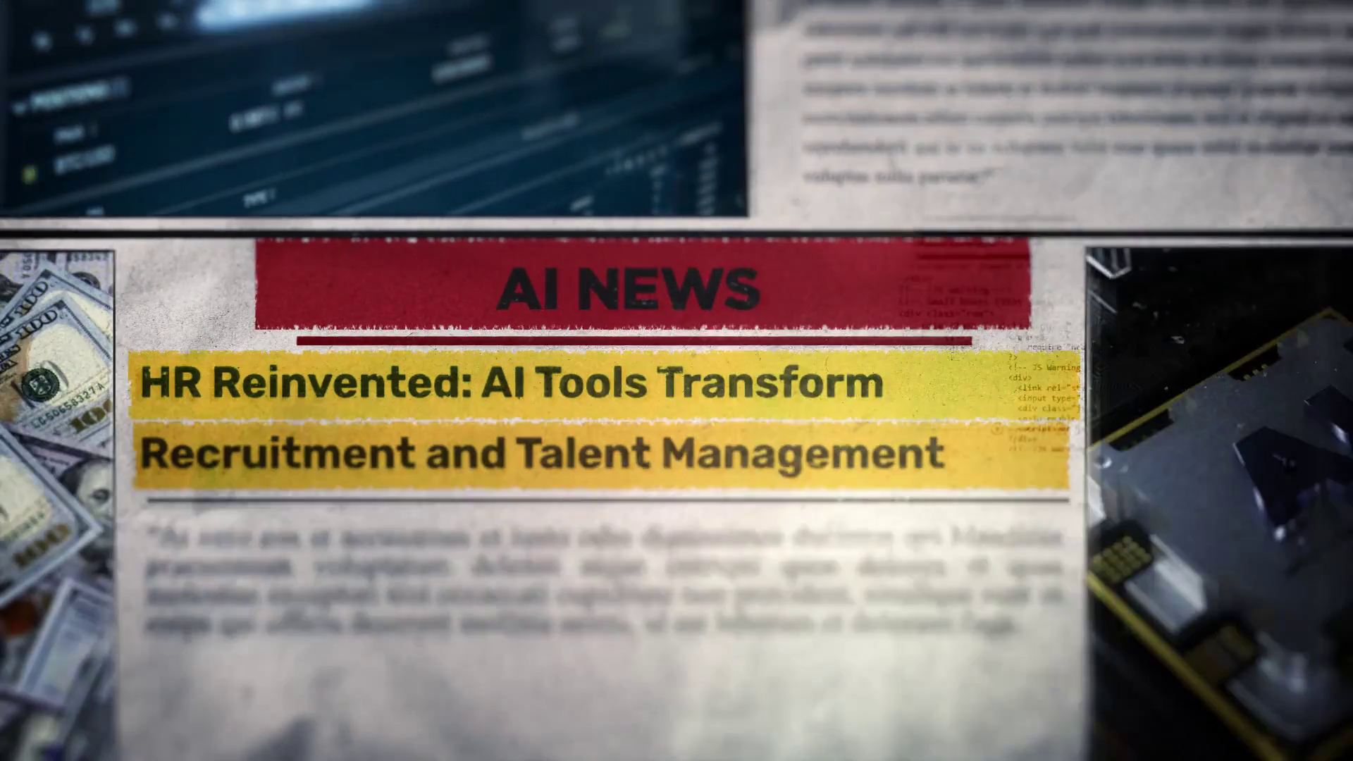 Hr Reinvented Ai Tools Transform Recruitment Stock Motion Graphics SBV ...