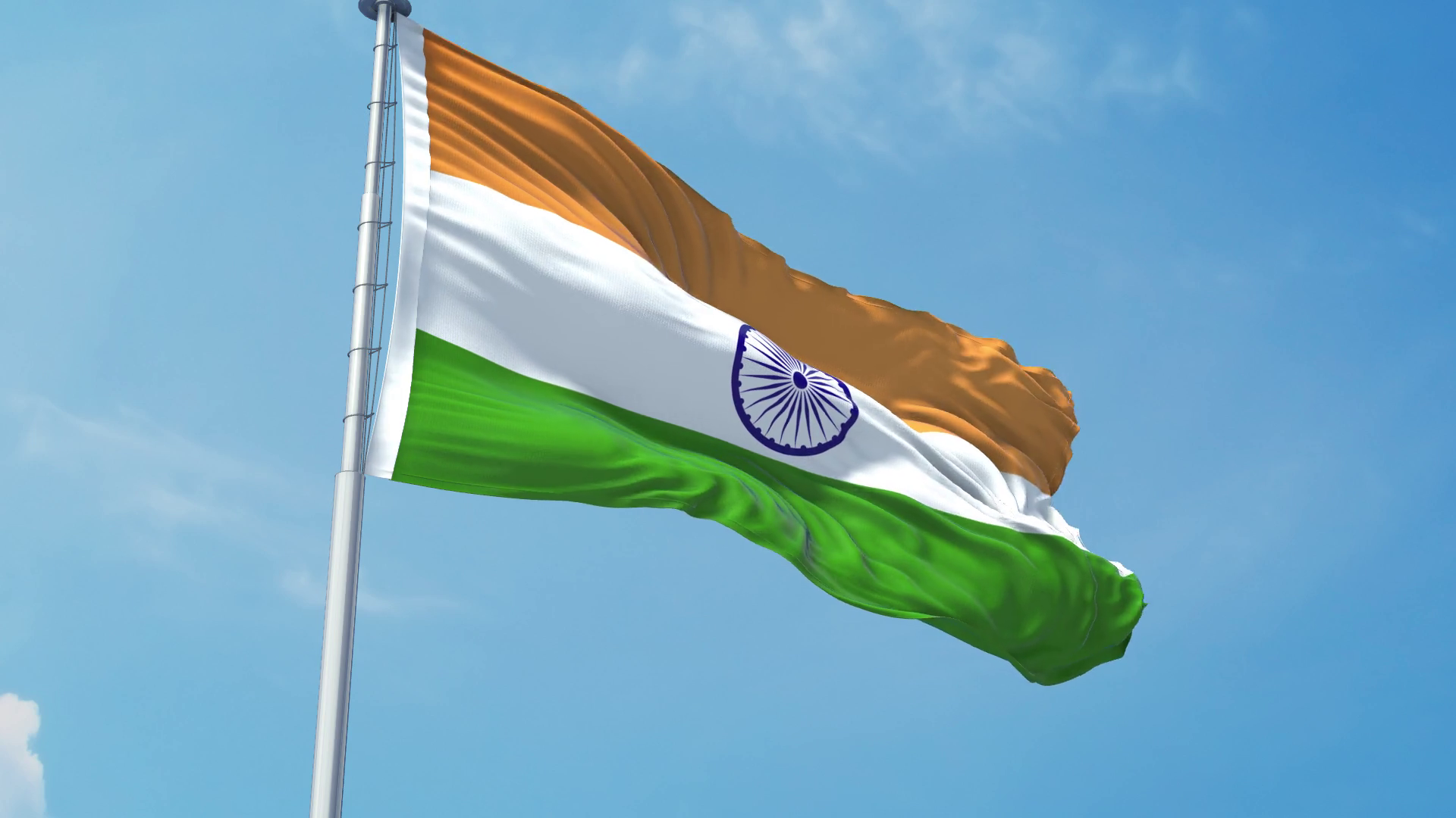 India Realistic Flag Stock Motion Graphics SBV-348786090 - Storyblocks