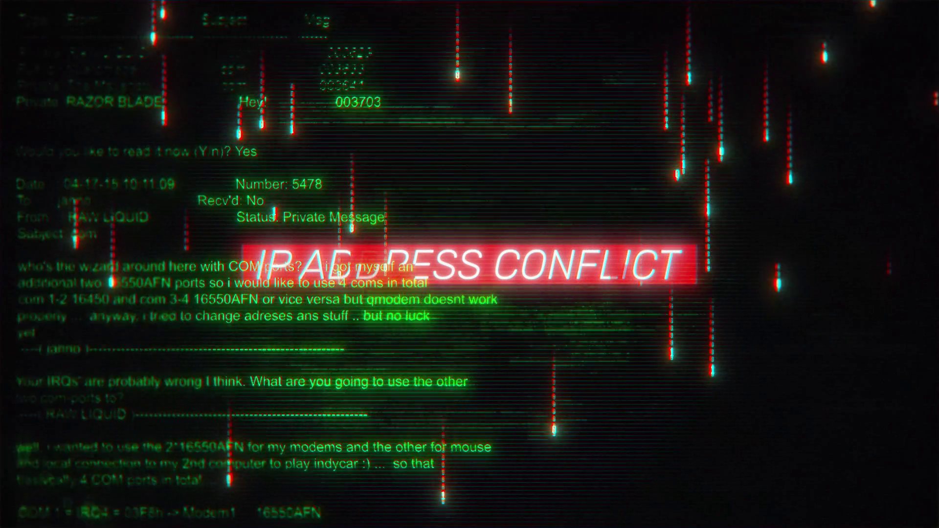 Ip Address Conflict Text On Hacking Stock Motion Graphics SBV-351857117 ...