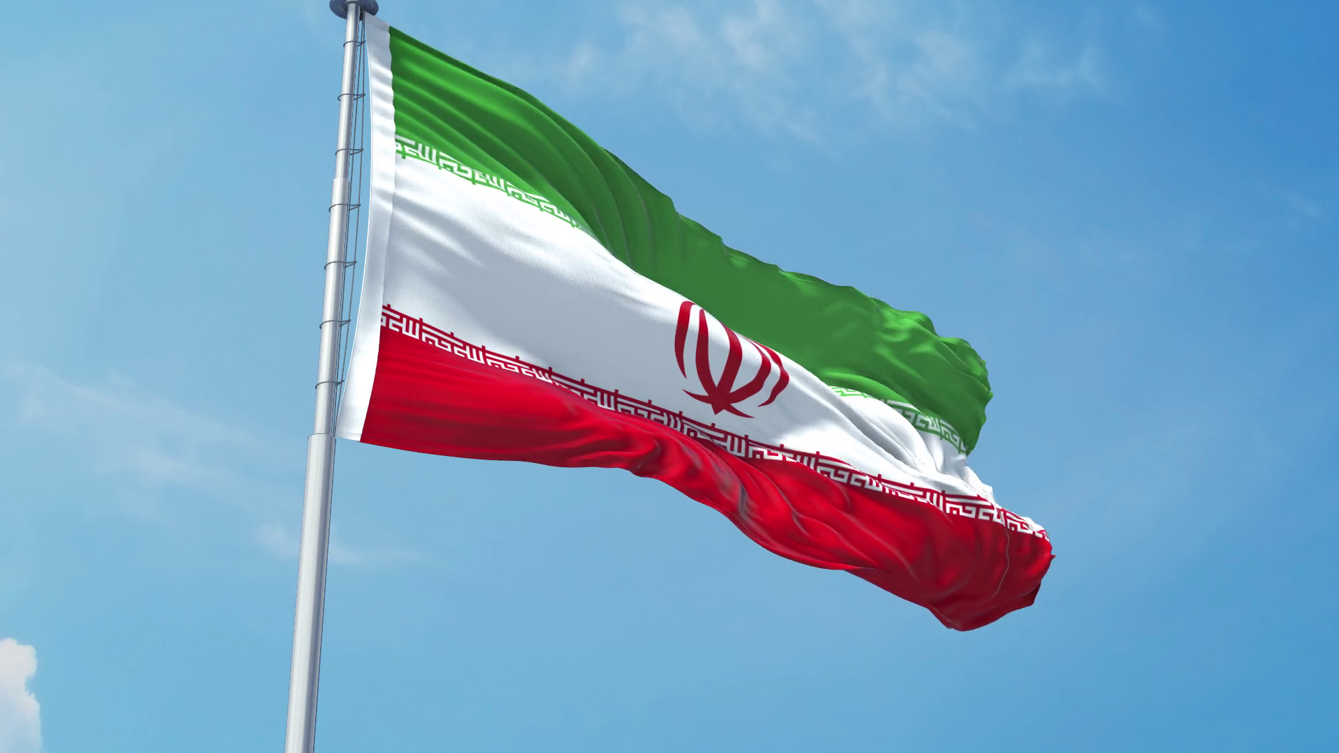 Iran Realistic Flag Stock Motion Graphics SBV-348786094 - Storyblocks