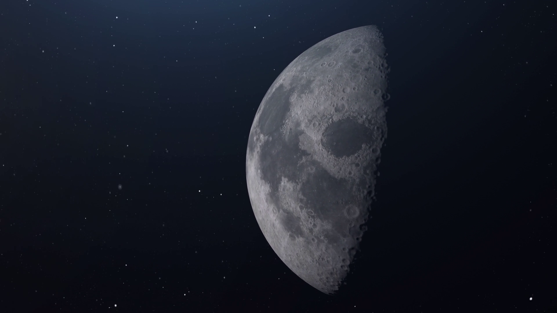 Moon Secne From Space 01 Stock Motion Graphics SBV-347691754 - Storyblocks