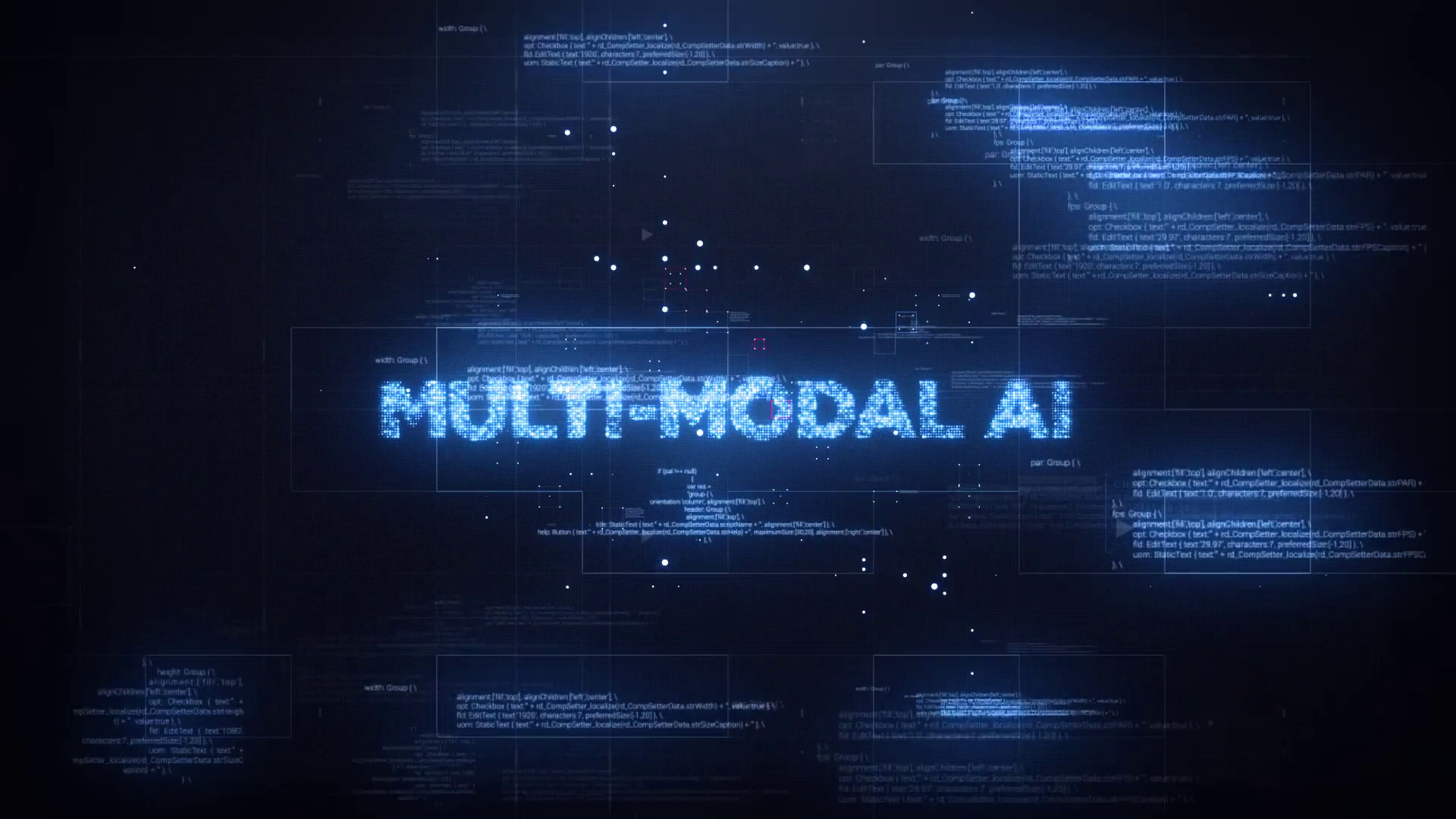 Multi Modal Ai Text On Dynamic Technology Stock Motion Graphics SBV ...
