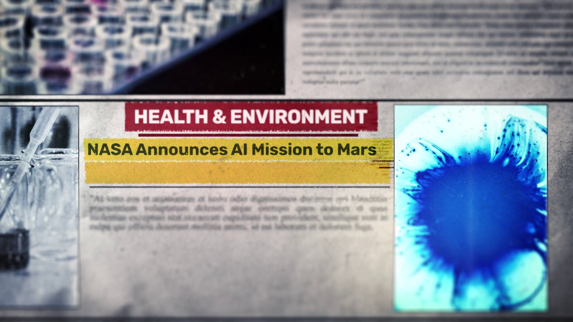 Nasa Announces Ai Mission To Mars Stock Motion Graphics SBV-352929404 ...