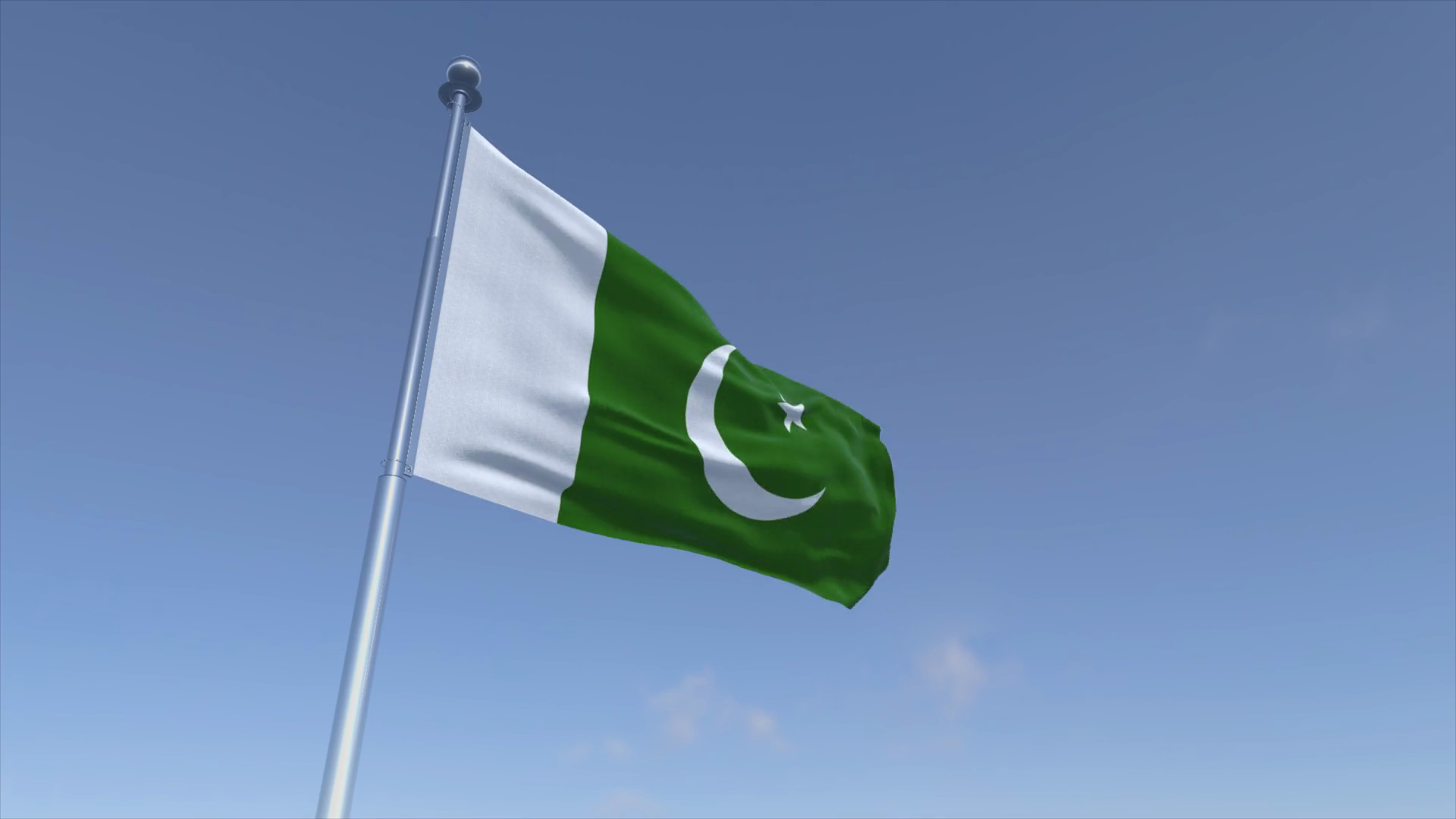 Pakistan Flag Waving Animation Cinematic 4 K Stock Motion Graphics SBV ...