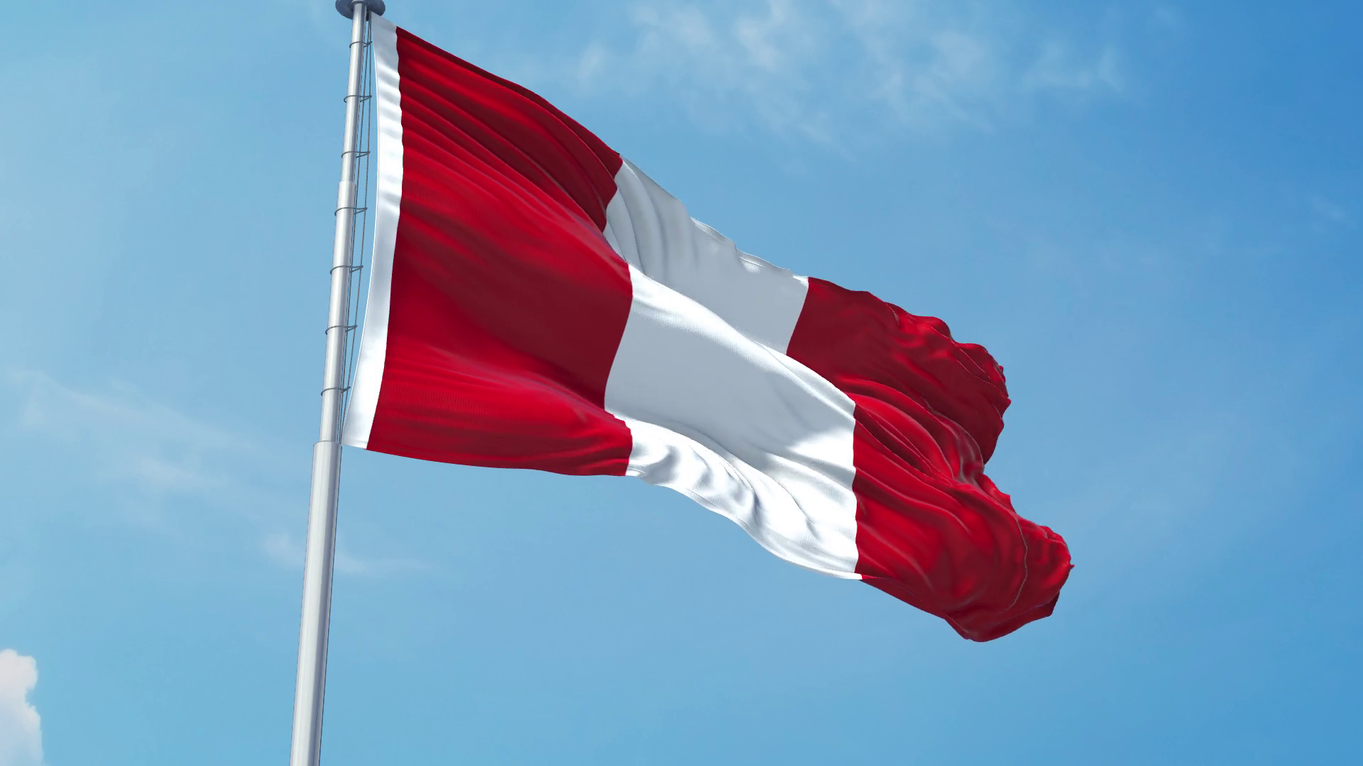 Peru Realistic Flag Stock Motion Graphics SBV-348786533 - Storyblocks