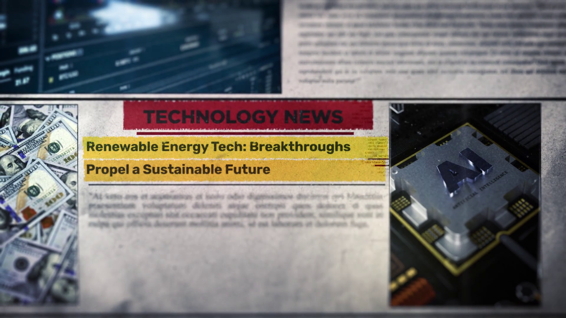 Renewable Energy Tech Breakthroughs Propel Stock Motion Graphics SBV ...