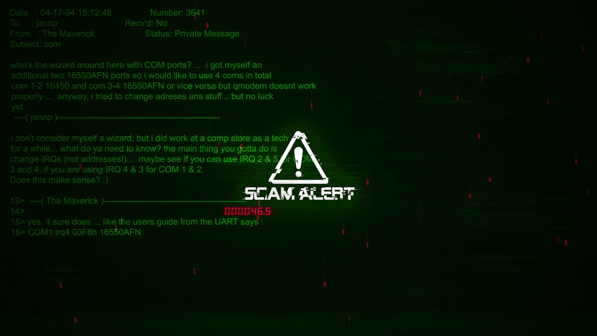Scam Alert Warning Text On Hacking Stock Motion Graphics SBV-351720309 - Storyblocks