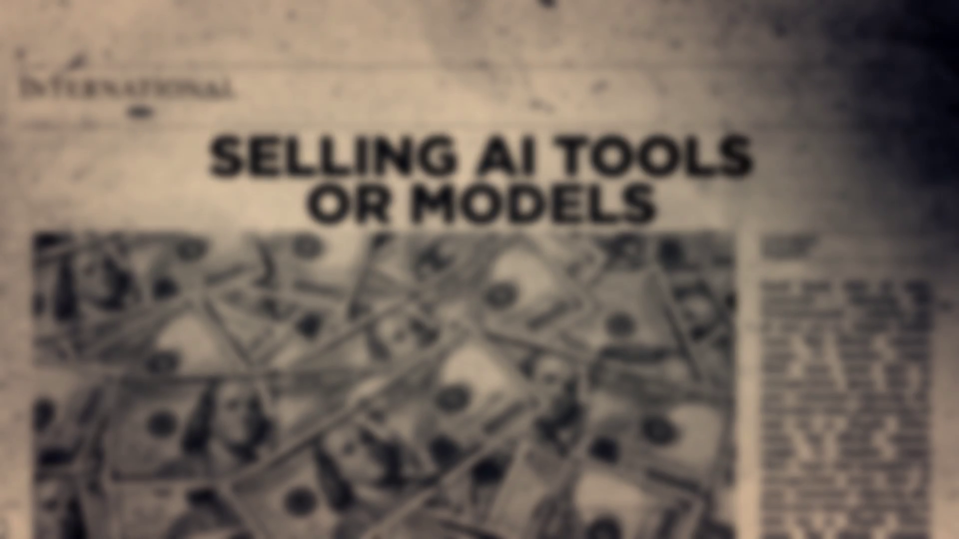 Selling Ai Tools Trendy Newspaper Headline Stock Motion Graphics Sbv