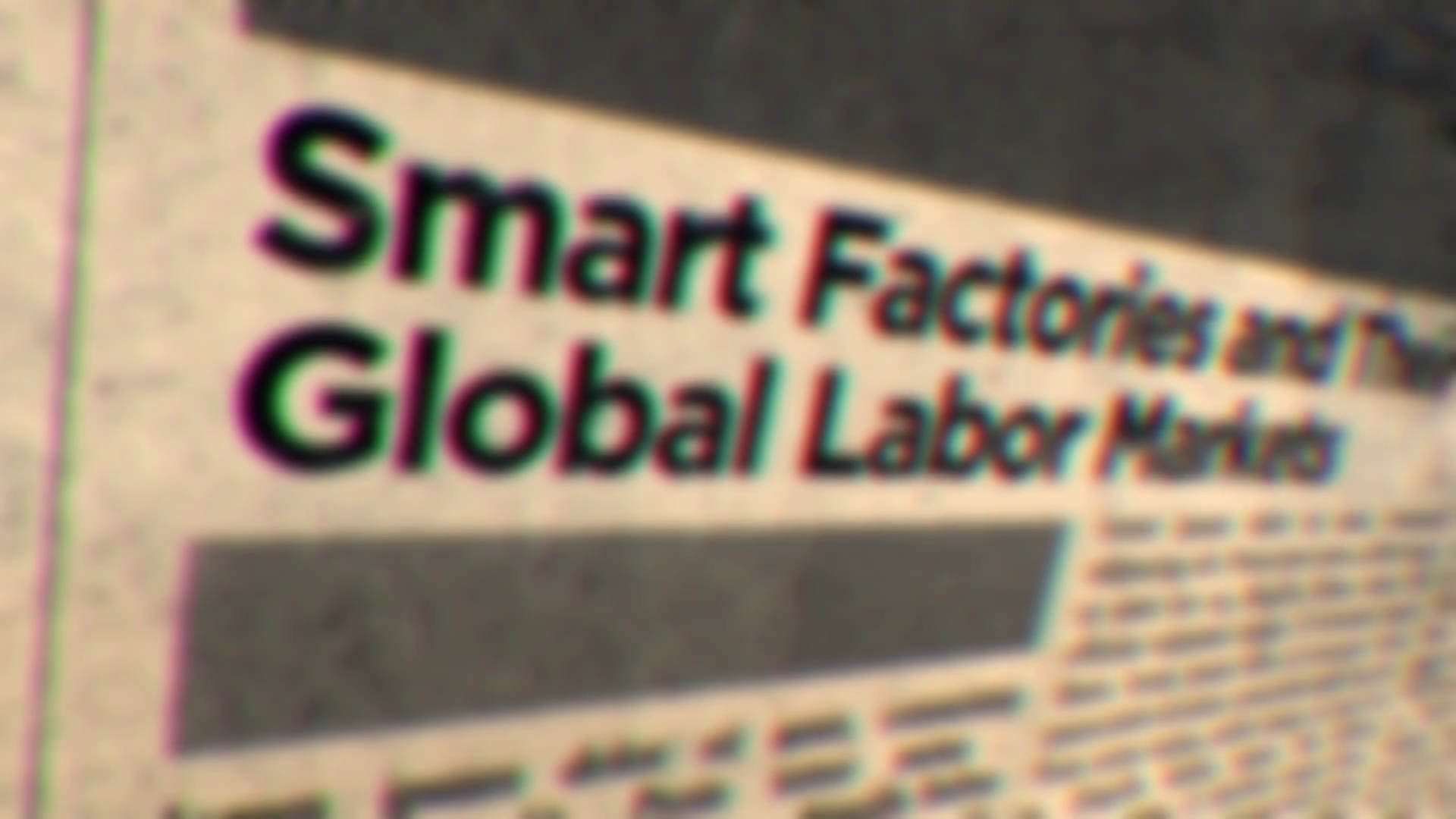 Smart Factories Impact On Global Labor Stock Motion Graphics SBV ...