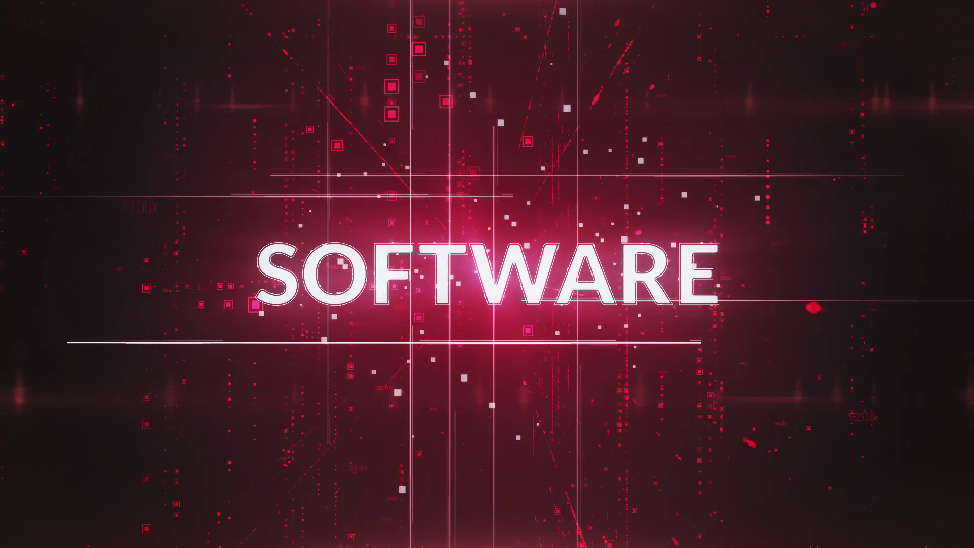 Software Text Background Tech Background Stock Motion Graphics SBV ...