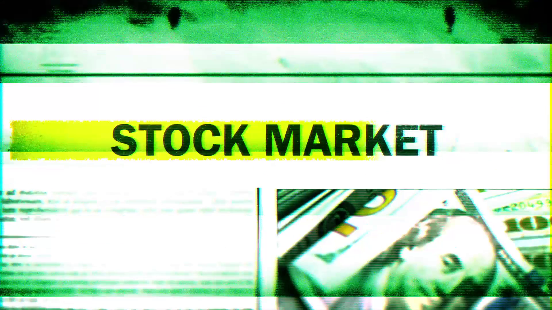 Stock Market Economy Related Newspaper Stock Motion Graphics SBV ...