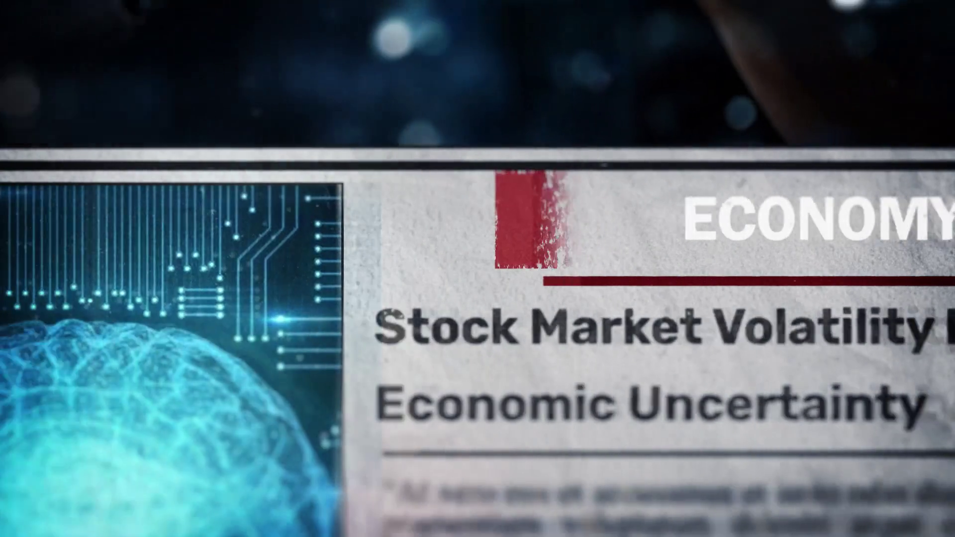 Stock Market Volatility Increases Amid Stock Motion Graphics SBV ...