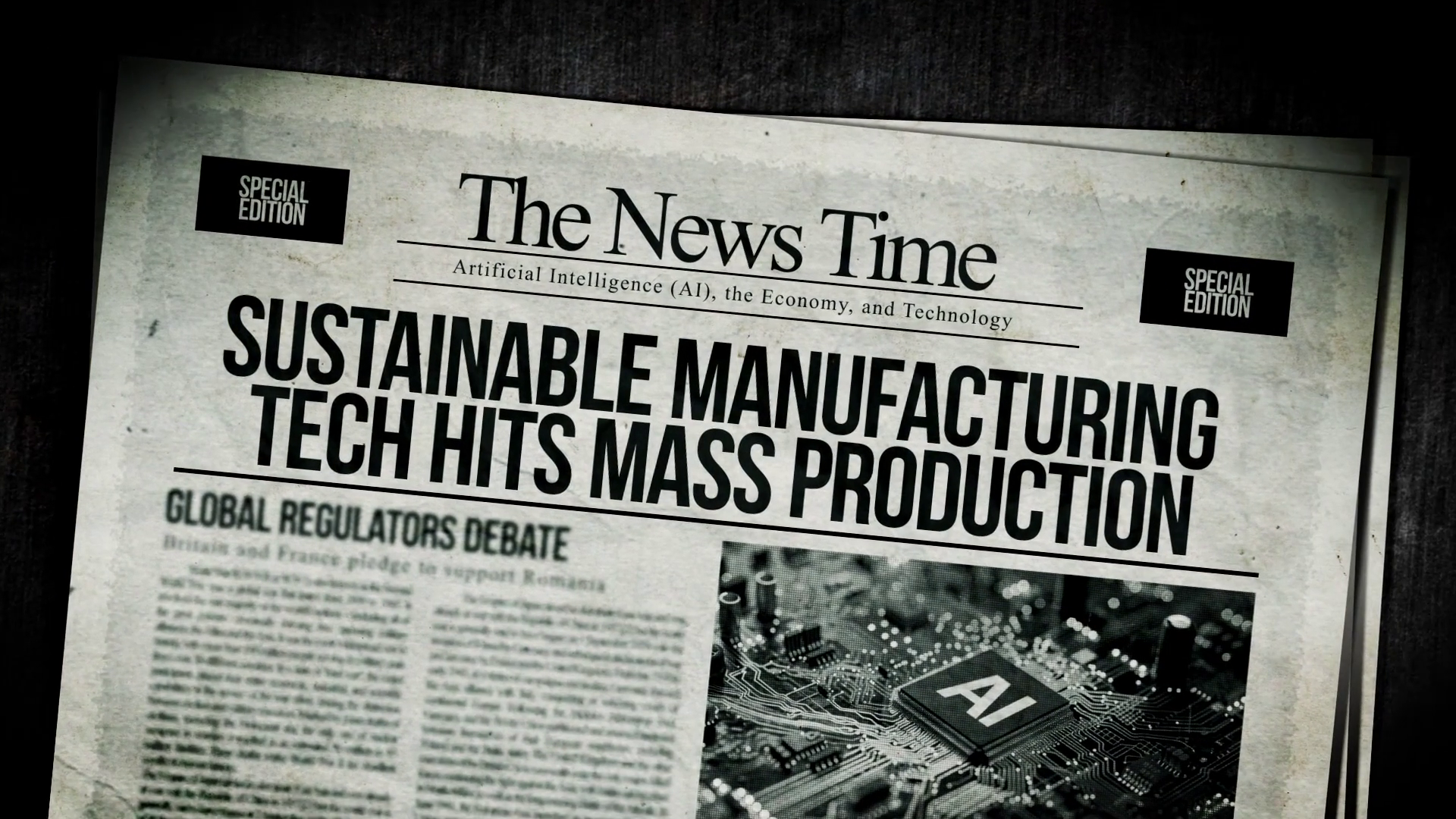 Sustainable Manufacturing Tech Hits Mass Stock Motion Graphics SBV ...