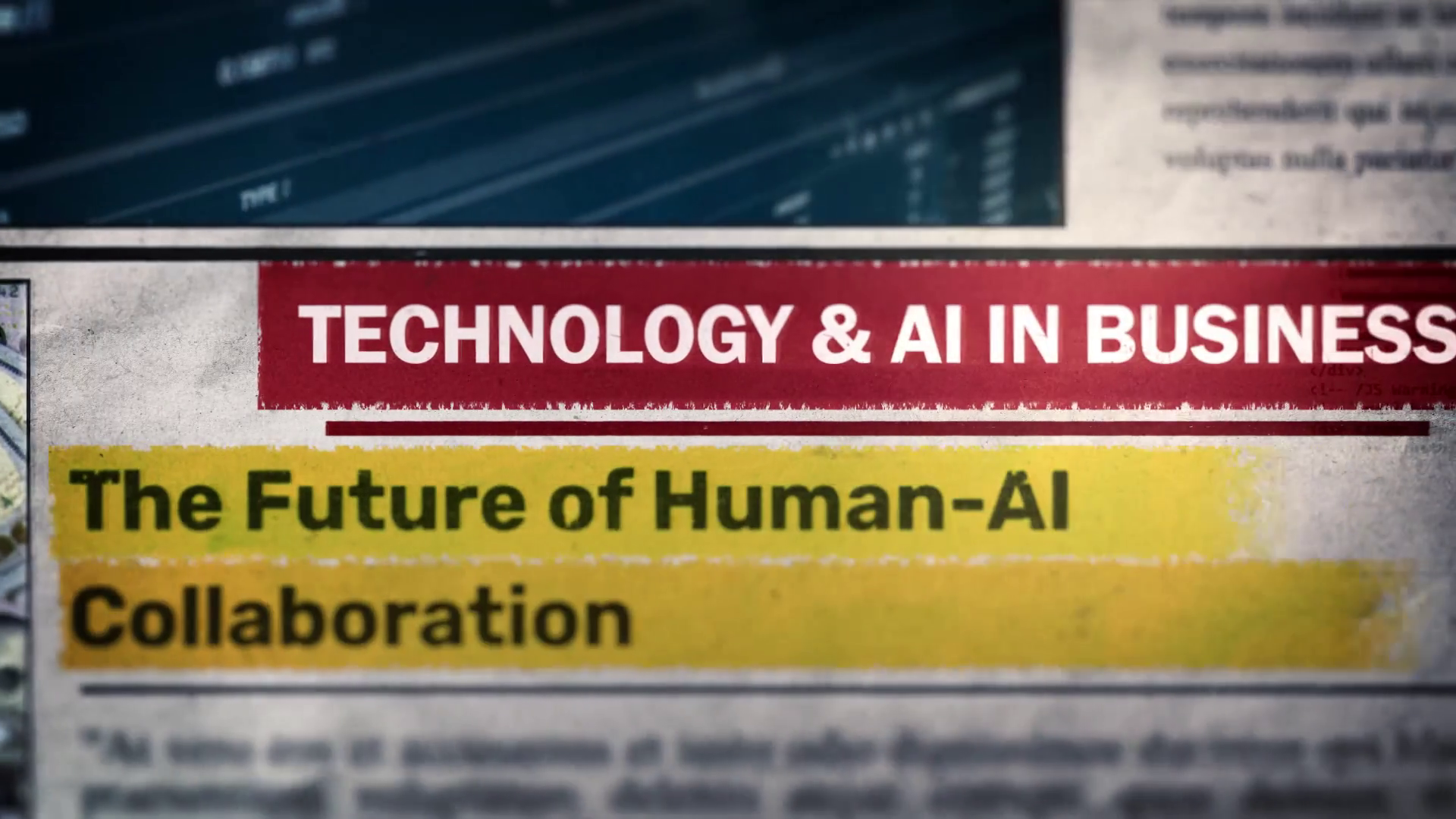 The Future Of Human Ai Collaboration Stock Motion Graphics SBV ...
