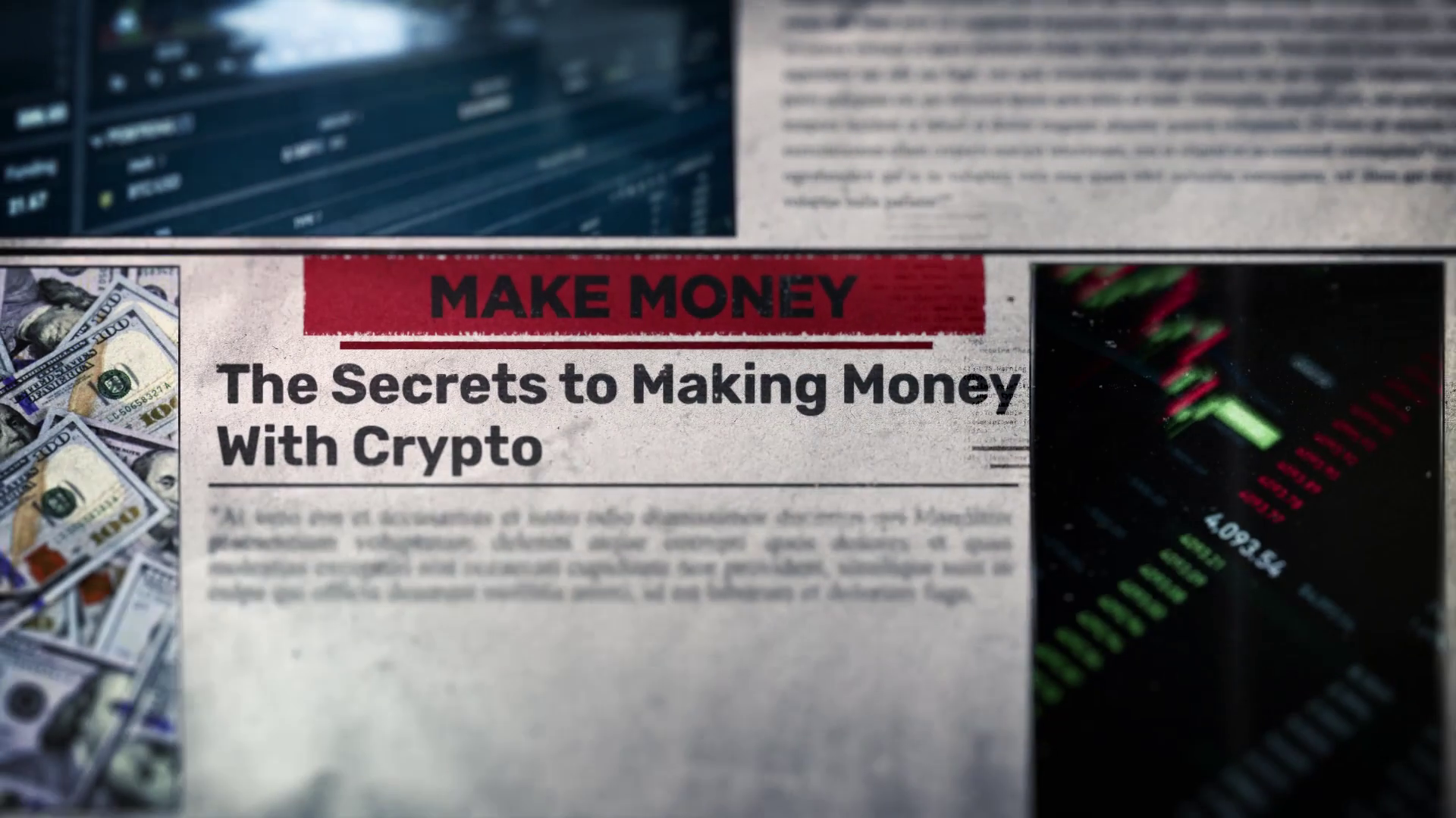 The Secrets To Making Money With Crypto Stock Motion Graphics SBV ...