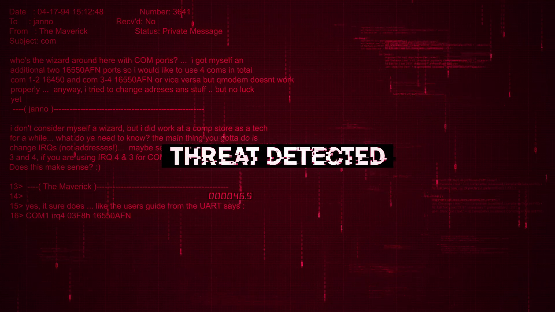 Threat Detected Warning Text On Hacking Stock Motion Graphics SBV-351720449 - Storyblocks