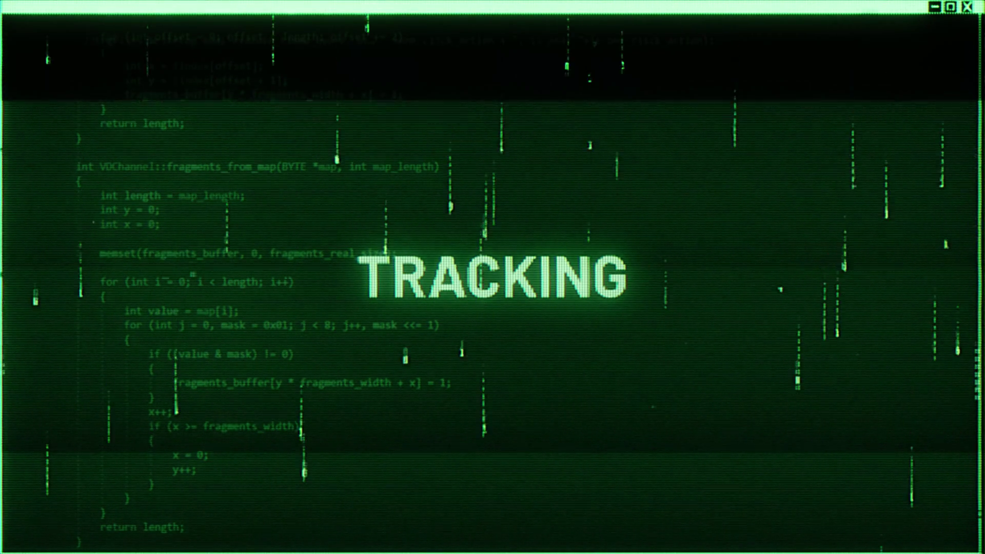 Tracking On Digital Glitch Hacker Screen 4 K Stock Motion Graphics Sbv 352172787 Storyblocks