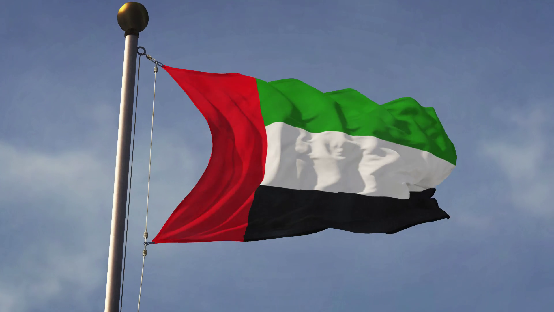 Uae Flag Fast Waveing Stock Motion Graphics SBV-348387562 - Storyblocks