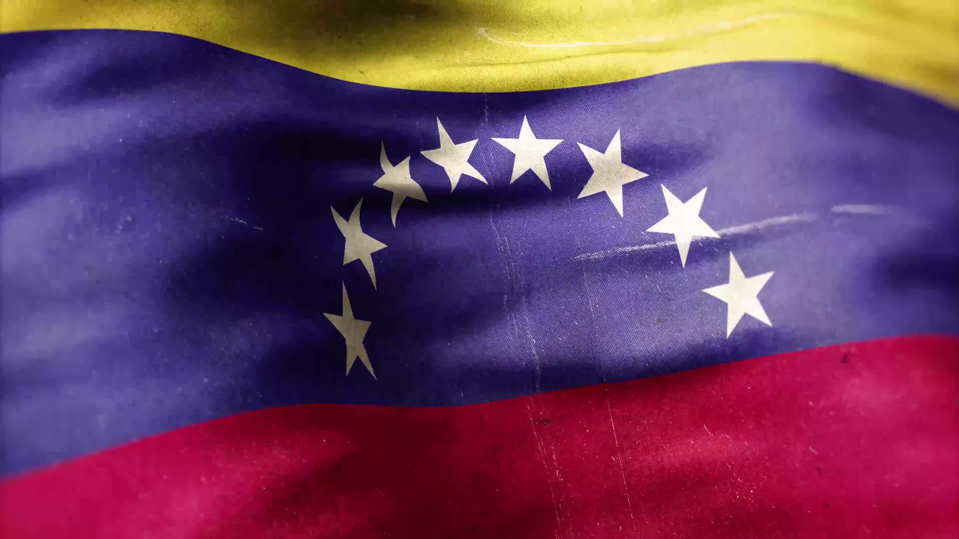 Venezuela Custom Flag Old Texture Background Stock Motion Graphics SBV ...