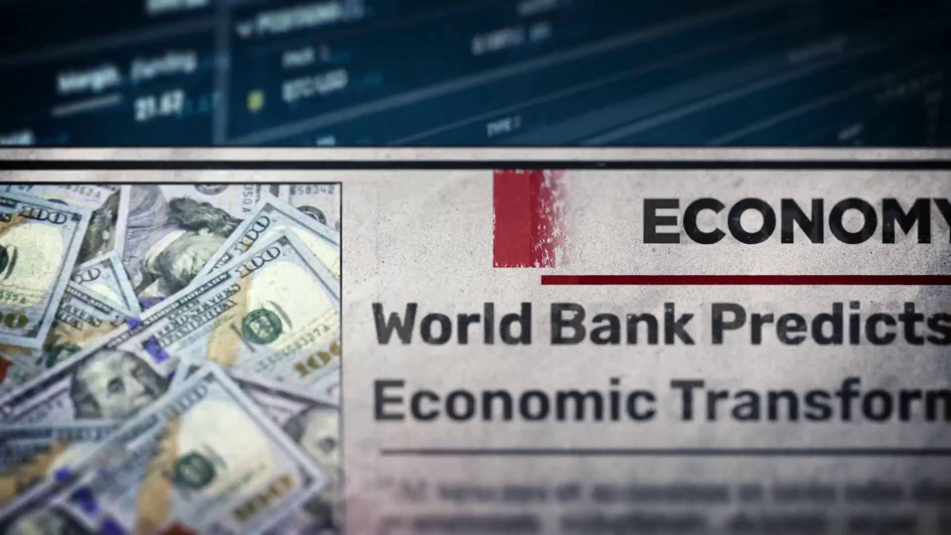 World Bank Predicts Decade Of Economic Stock Motion Graphics SBV ...