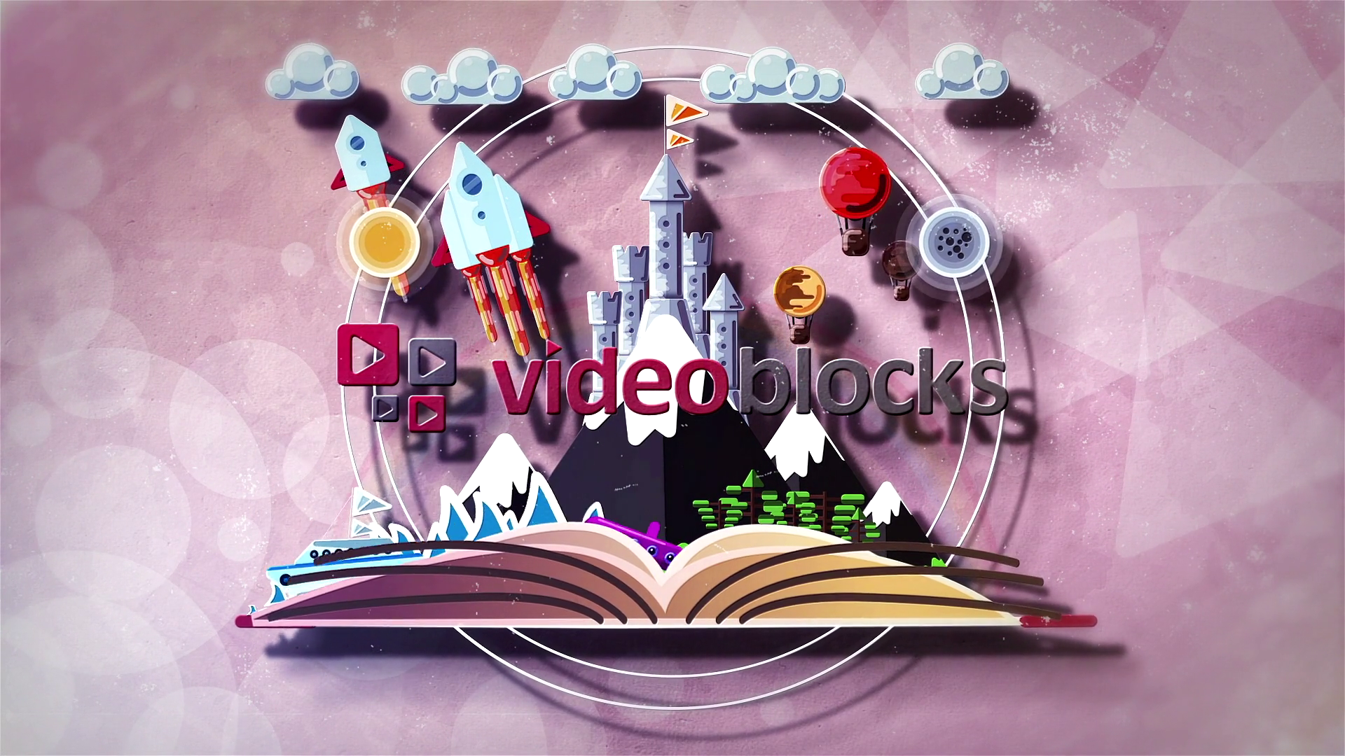 Animated Landscape Logo 2 - Storyblocks