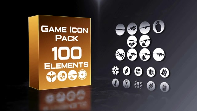 Game Icon Pack Templates Royalty-Free - Storyblocks