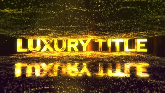 Luxury Title Templates Royalty-Free - Storyblocks
