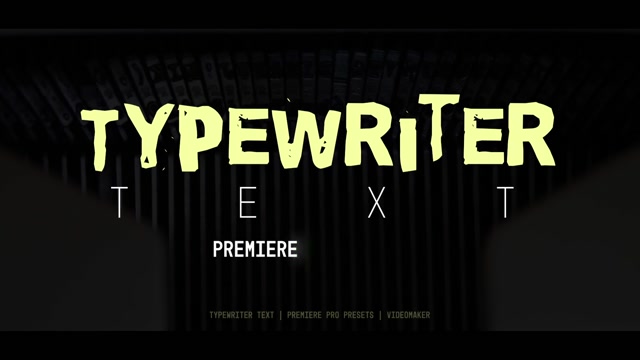 Typewriter Text Premiere Pro Templates Royalty-Free - Storyblocks