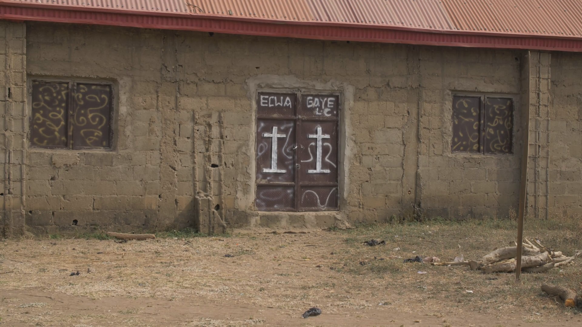 African Local Worship Church In Nigeria Stock Footage SBV-352040760 ...