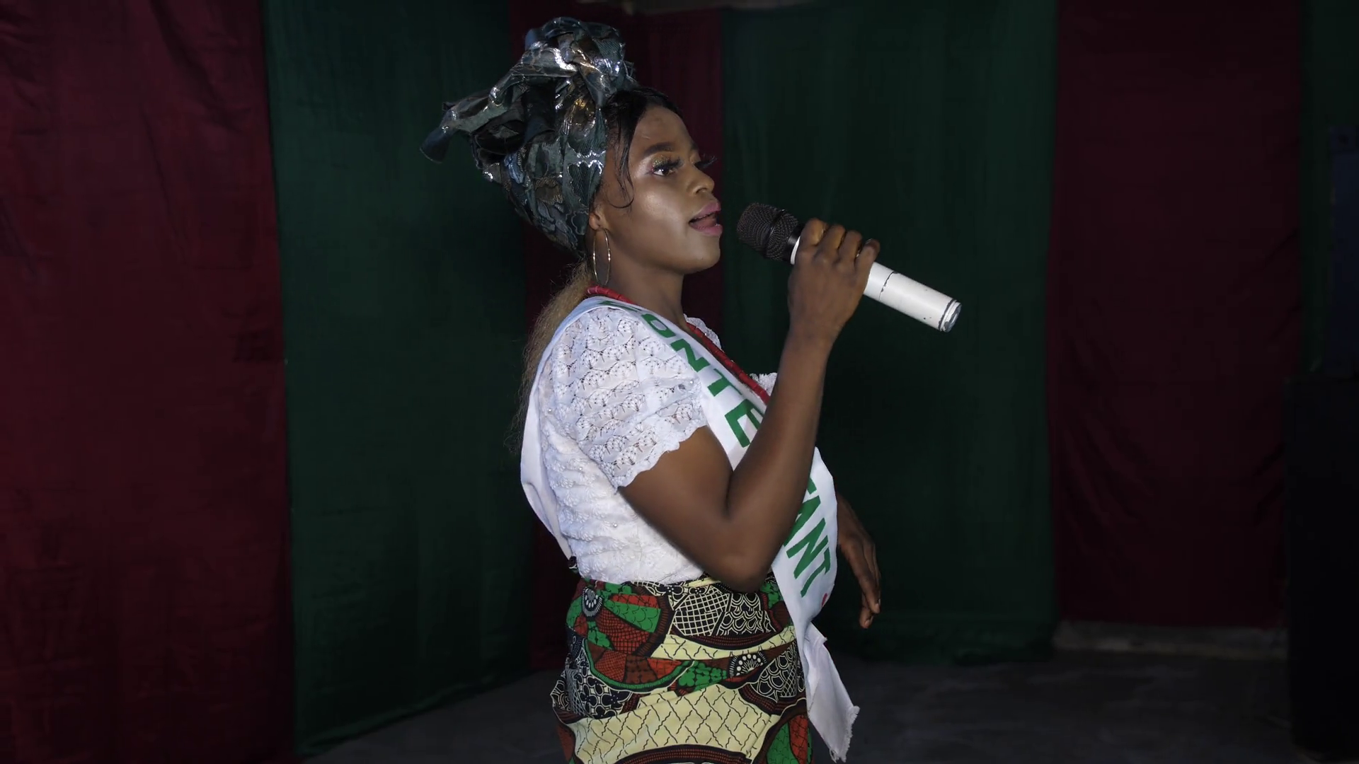 African Black Beauty Queens Contest Stock Footage SBV-347395741 ...