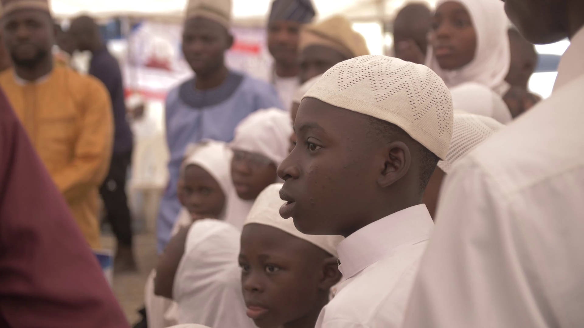 Shot Of Islamic Student During Quran Stock Footage SBV-347405587 ...